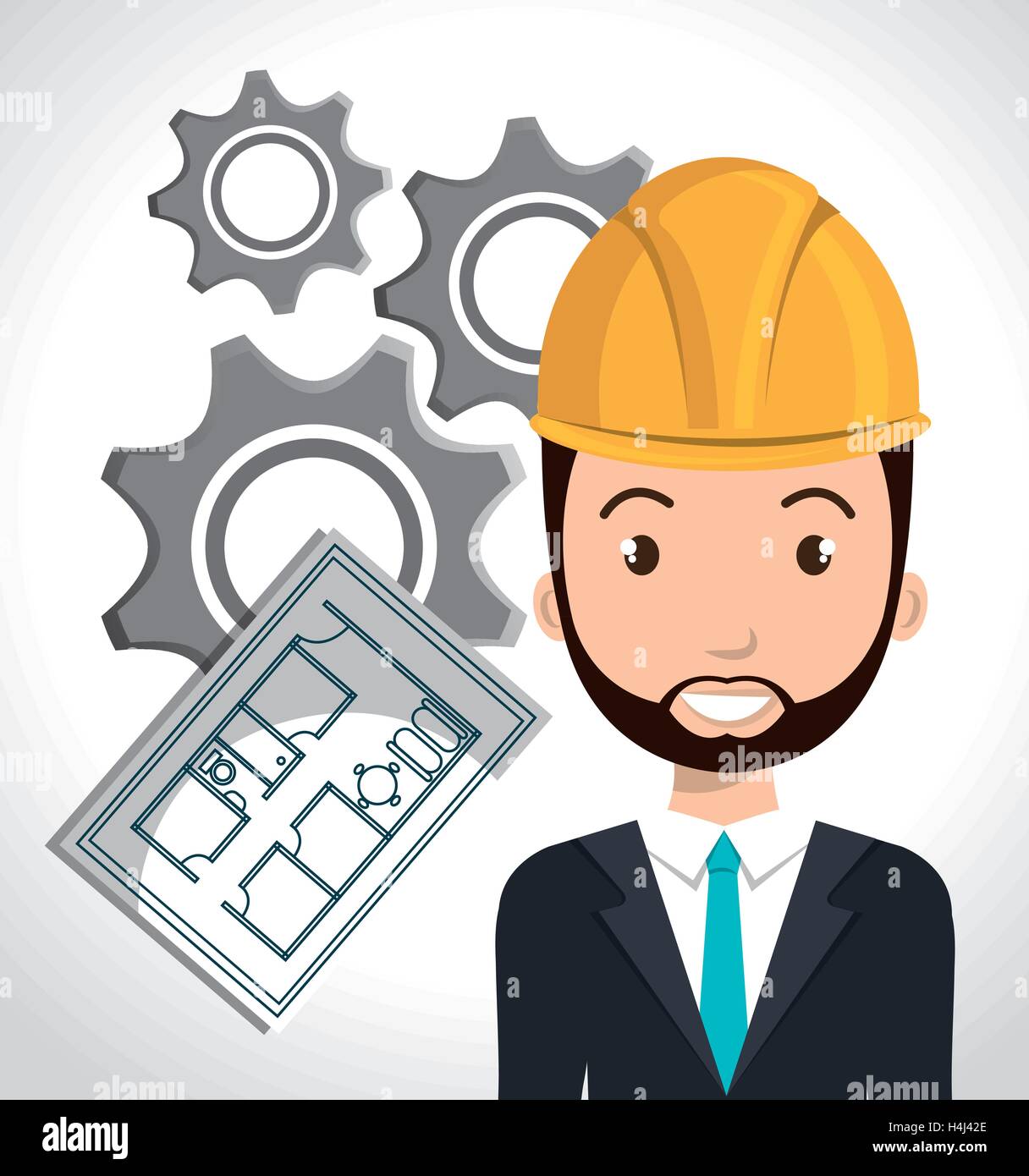avatar man architect Stock Vector Image & Art - Alamy
