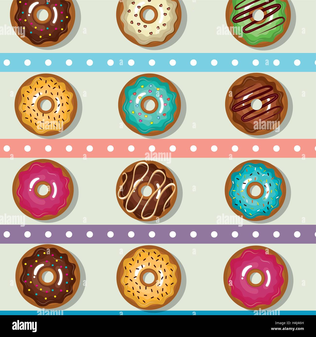 sweet donut design Stock Vector Image & Art - Alamy