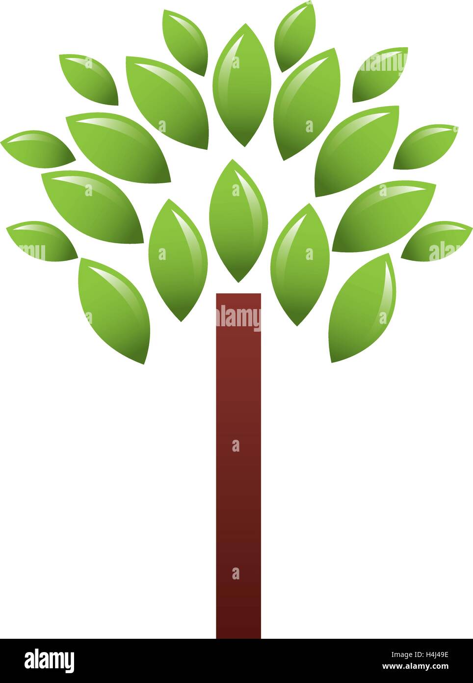 tree plant ecology symbol Stock Vector Image & Art - Alamy
