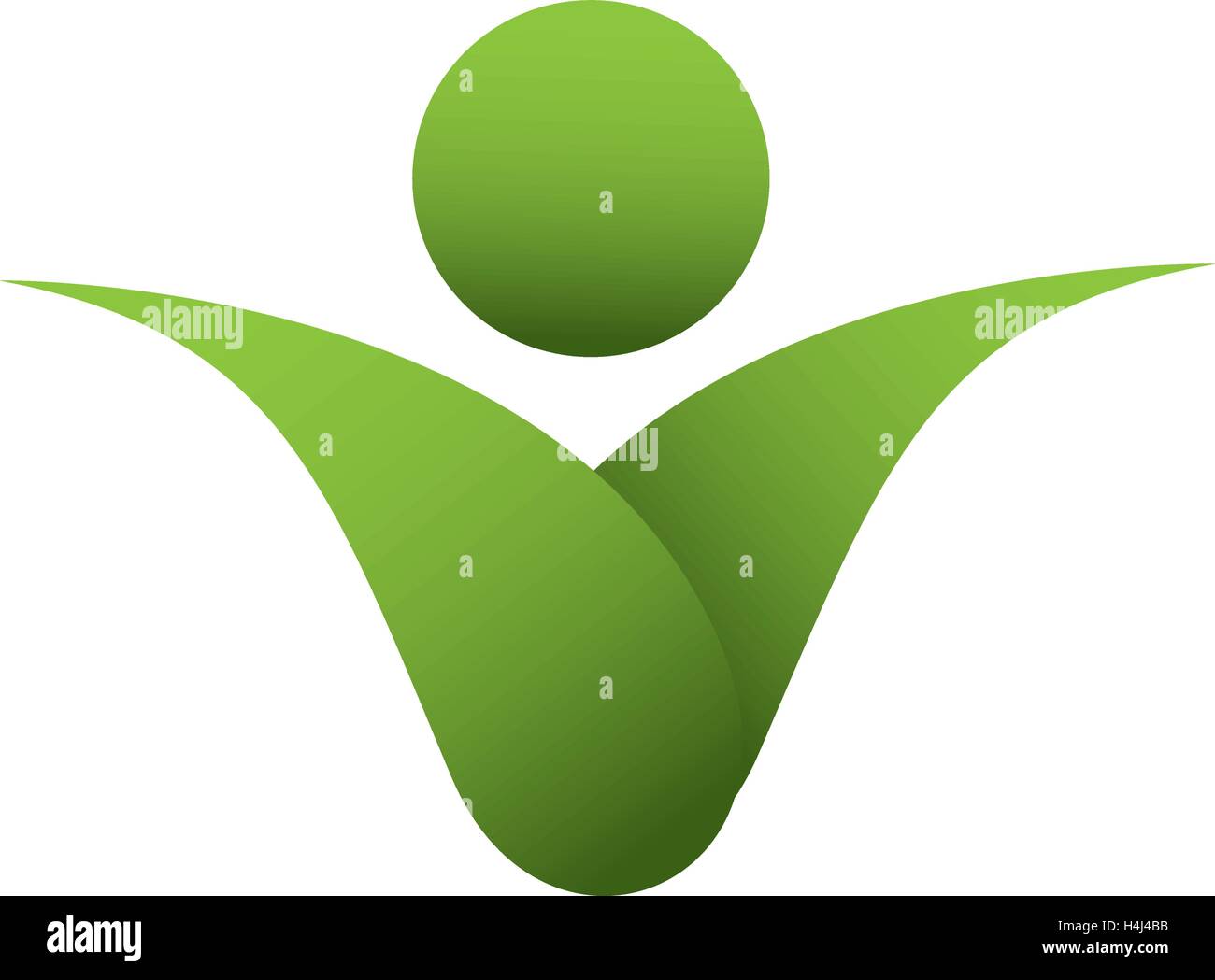 human silhouette ecology symbol Stock Vector Image & Art - Alamy