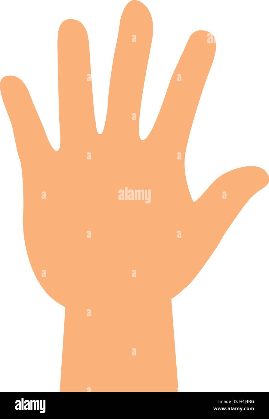 hand human silhouette ecology symbol Stock Vector Image & Art - Alamy