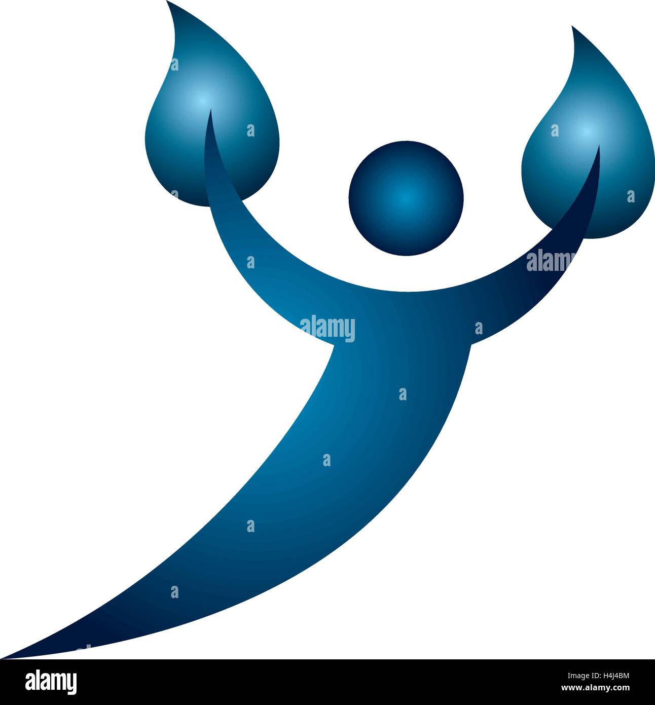 human silhouette ecology symbol Stock Vector Image & Art - Alamy