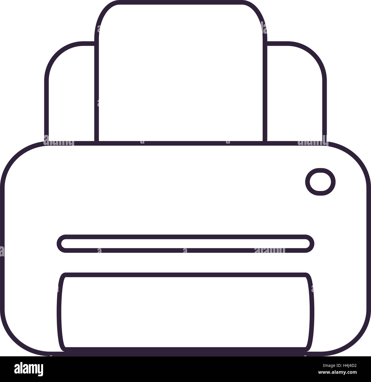 printer machine design Stock Vector Image & Art - Alamy