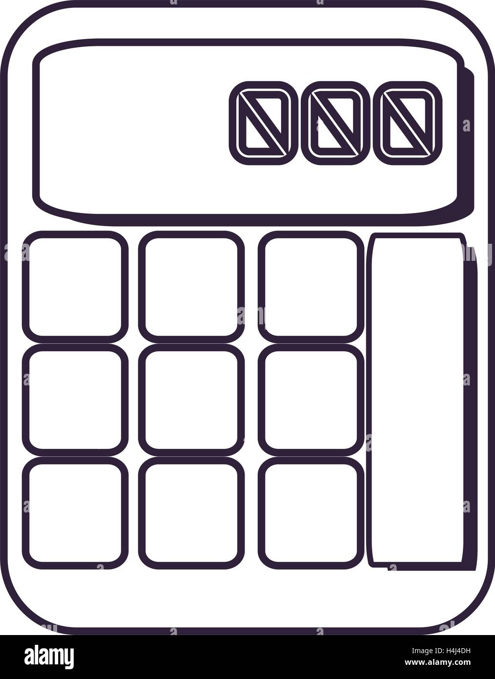 calculator device icon Stock Vector Image & Art - Alamy