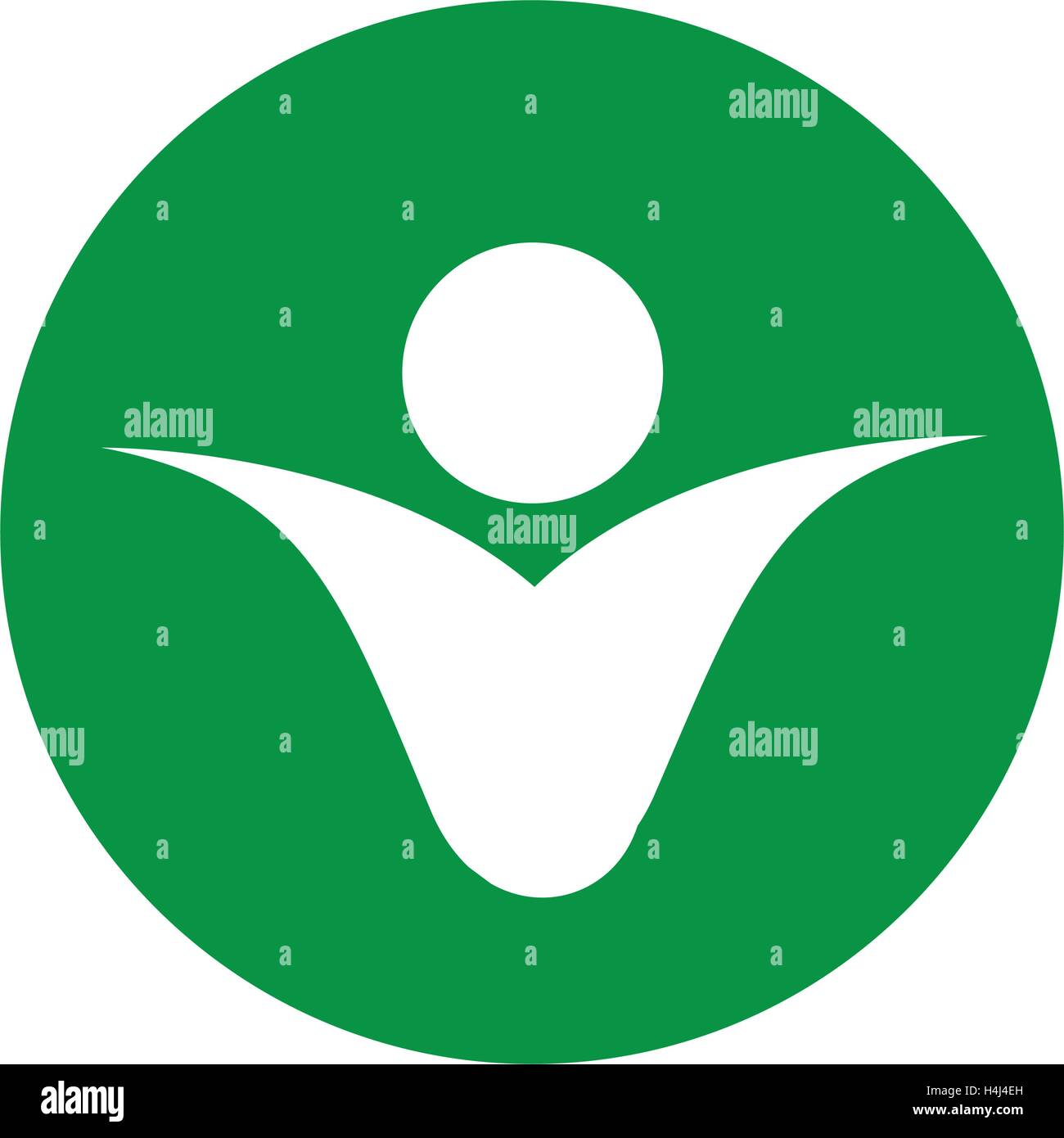 human silhouette ecology symbol Stock Vector Image & Art - Alamy