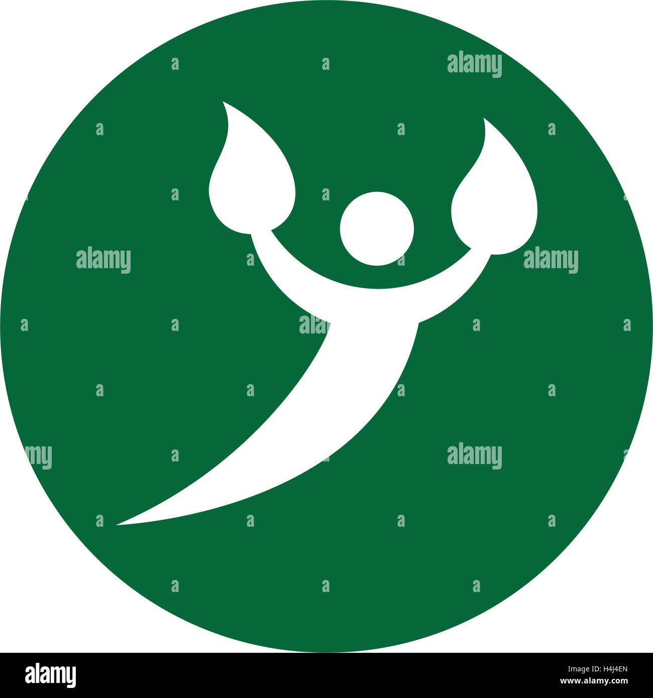 human silhouette ecology symbol Stock Vector Image & Art - Alamy