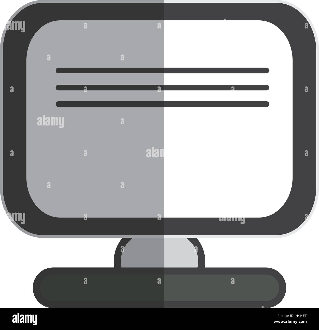 monitor computer device Stock Vector Image & Art - Alamy