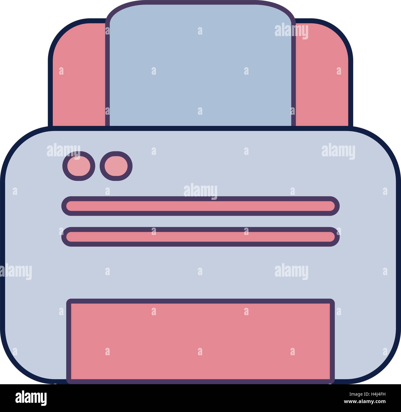 printer machine design Stock Vector Image & Art - Alamy