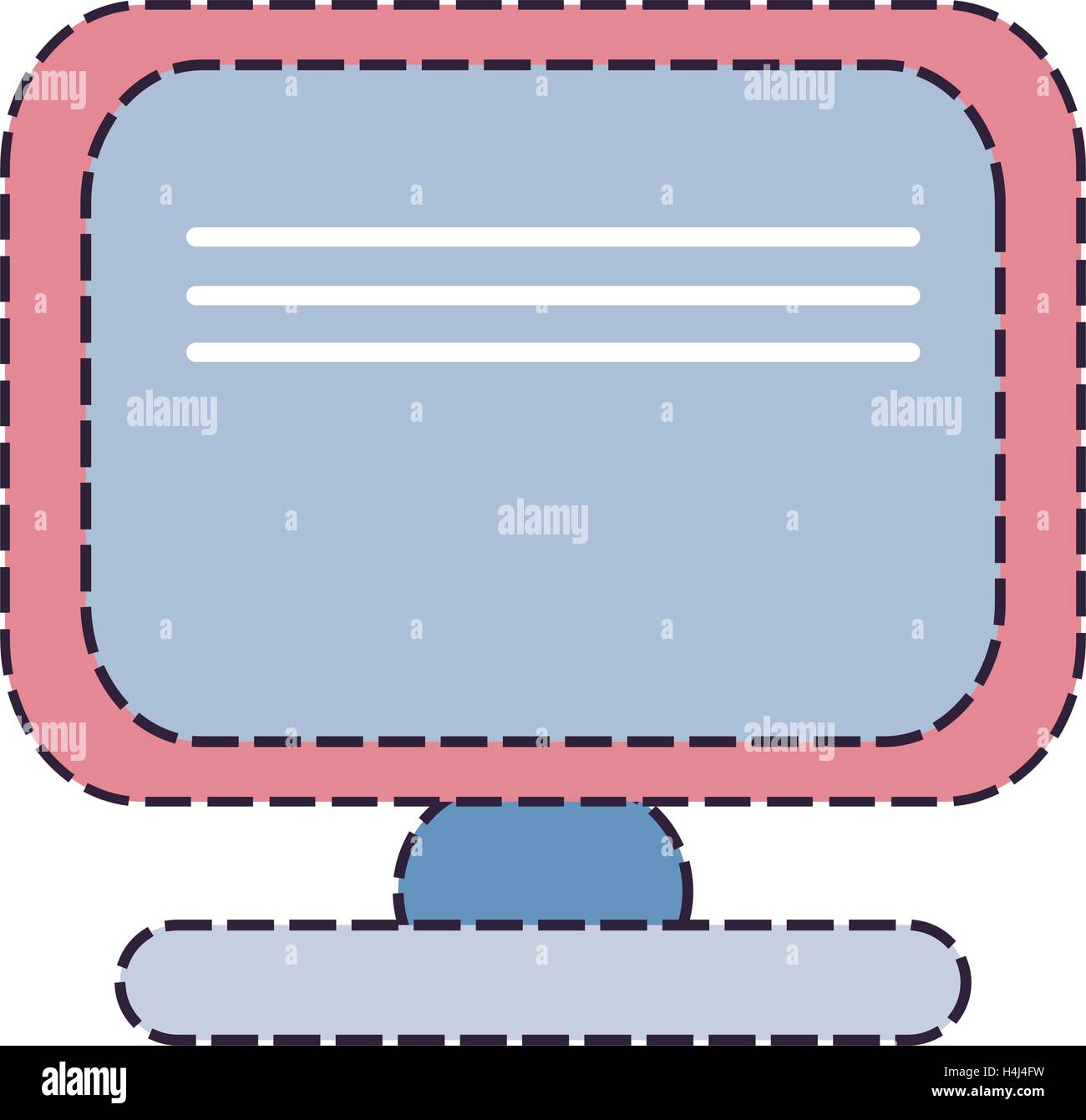 monitor computer device Stock Vector Image & Art - Alamy