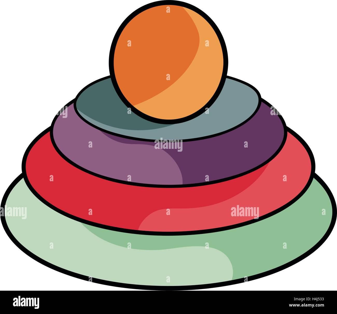 pyramid baby toy Stock Vector Image & Art - Alamy