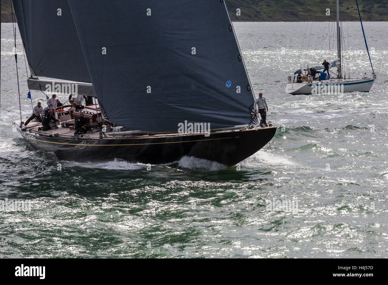 Rainbow j class regatta hi-res stock photography and images - Alamy