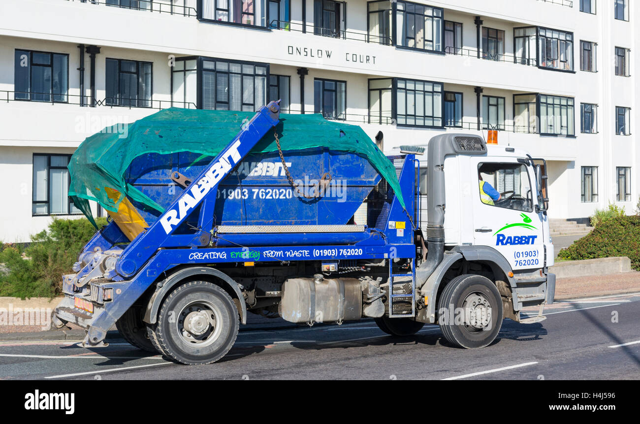Rabbit skip transporter truck Stock Photo - Alamy