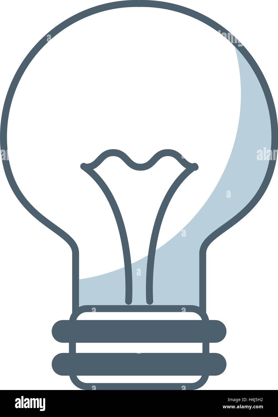 bulb light flat icon Stock Vector Image & Art - Alamy