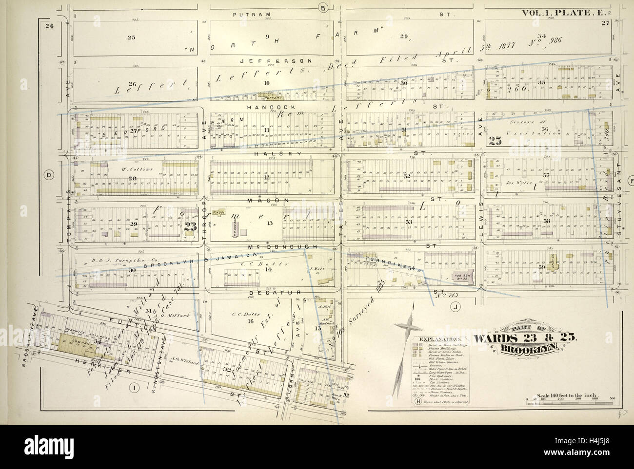 Map of decatur hi-res stock photography and images - Alamy