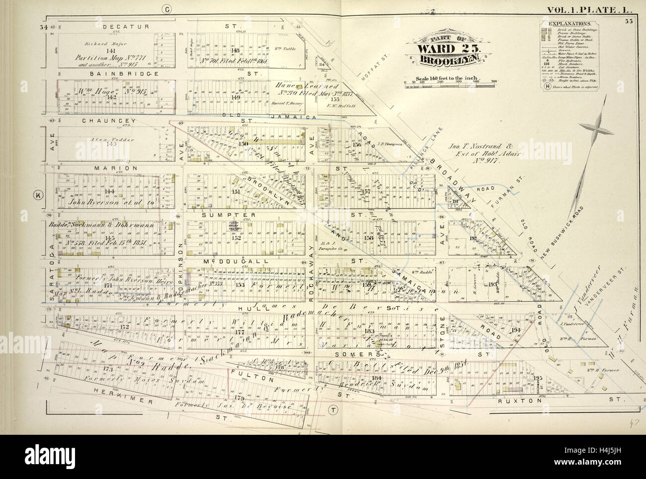 Vol plate map bound decatur hi-res stock photography and images - Alamy