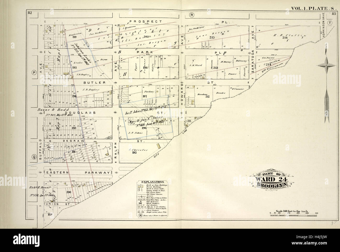 Map of prospect park hi-res stock photography and images - Alamy