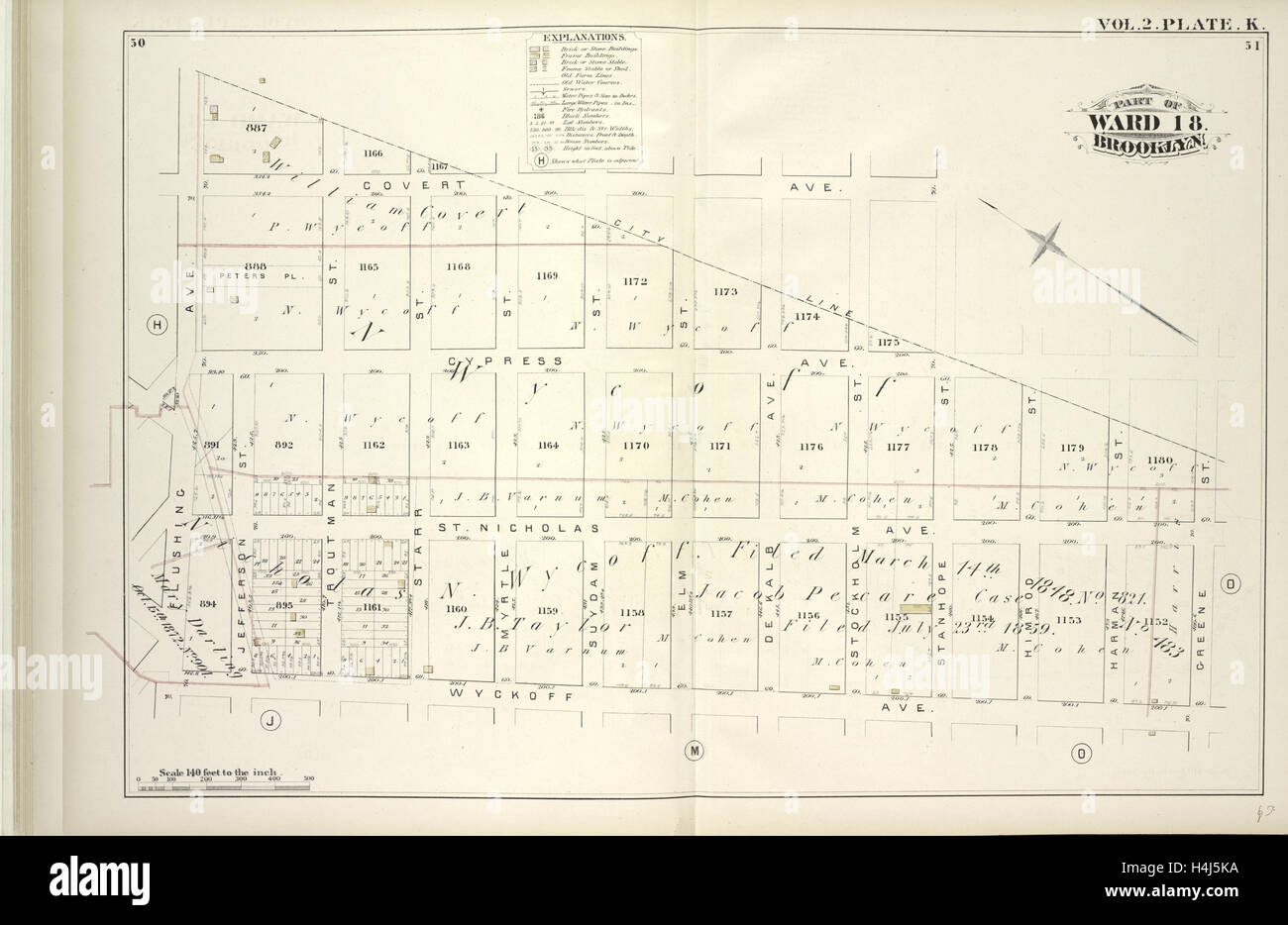 Map of wyckoff hi-res stock photography and images - Alamy