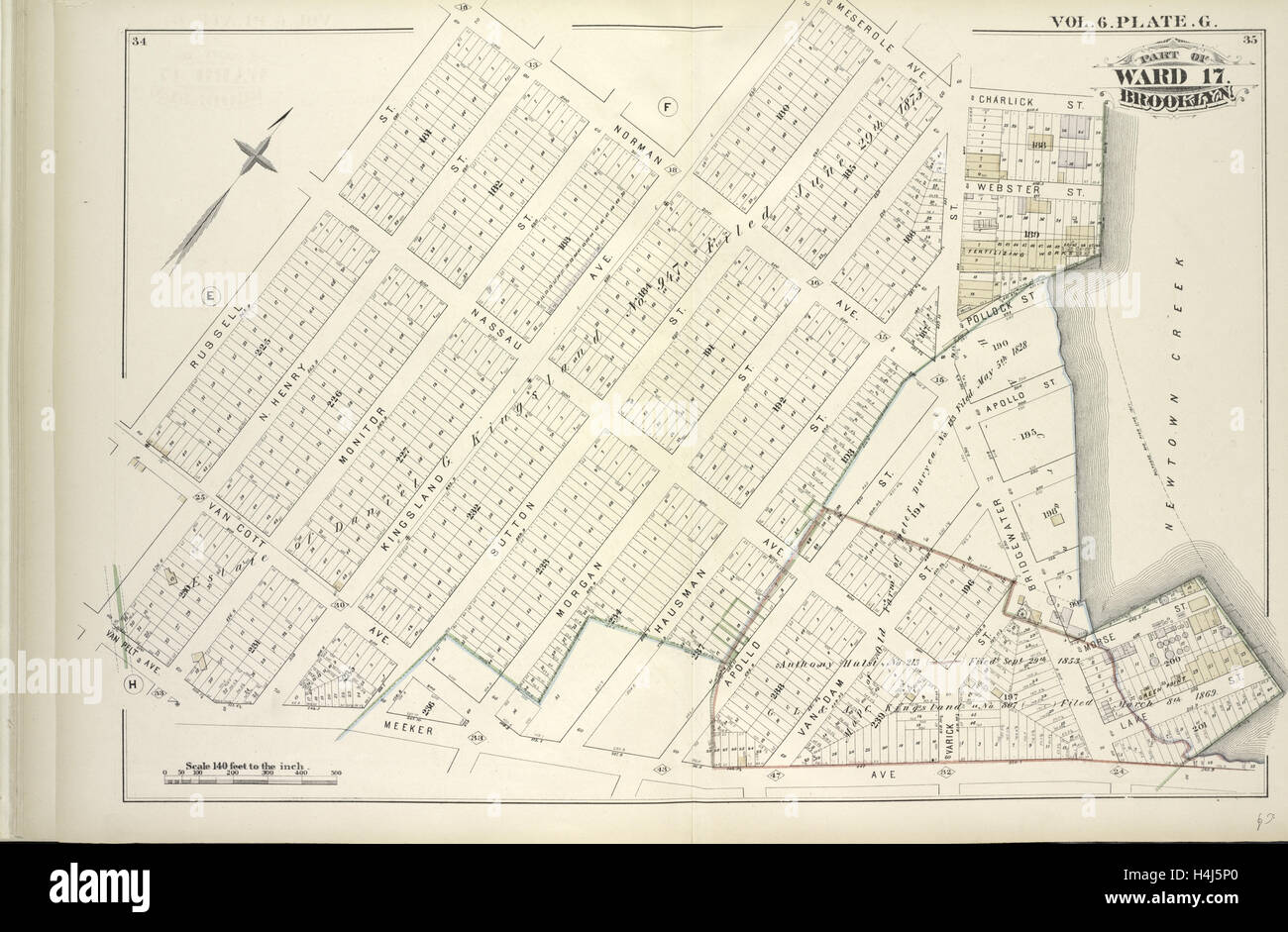 Kingsland map hi-res stock photography and images - Alamy