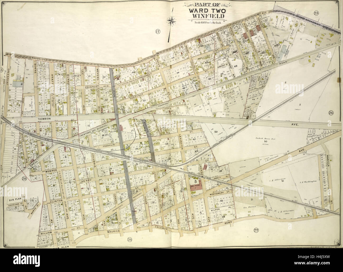 Map of winfield hi-res stock photography and images - Alamy