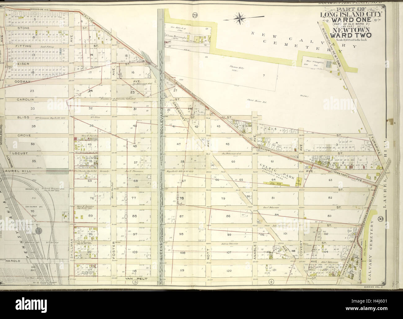 Ward one part of old ward part of newtown ward hi-res stock photography ...