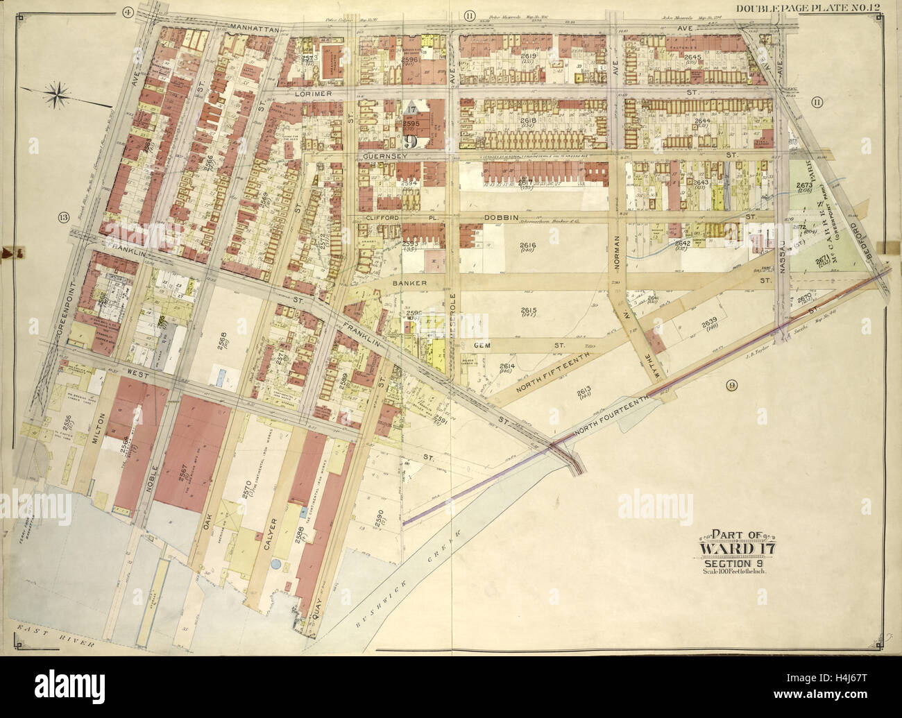 Brooklyn, Vol. 3, Double Page Plate No. 12; Part of Ward 17, Section 9 ...