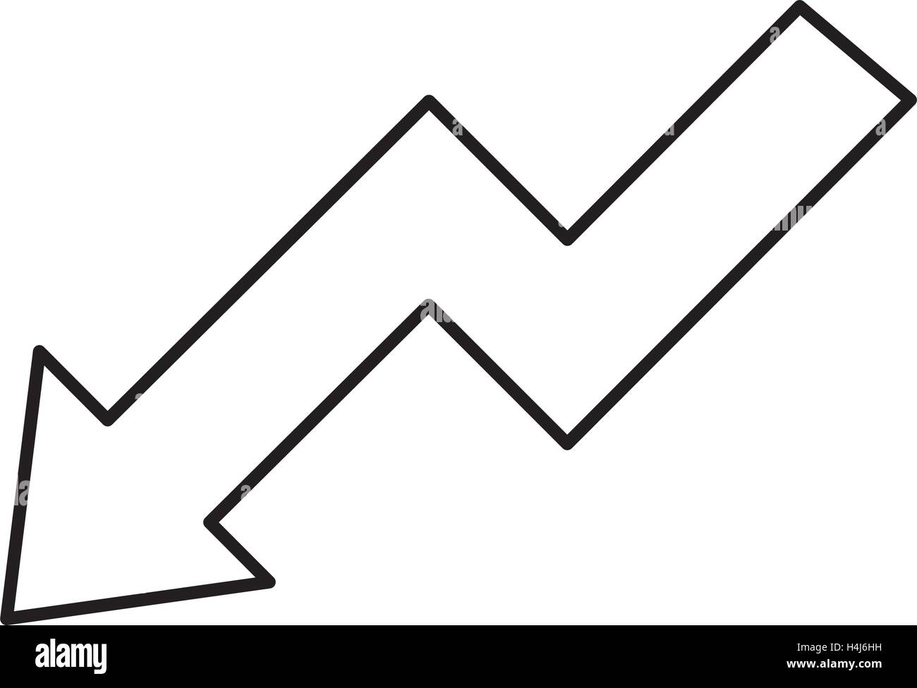 arrow growth graphic icon Stock Vector Image & Art - Alamy