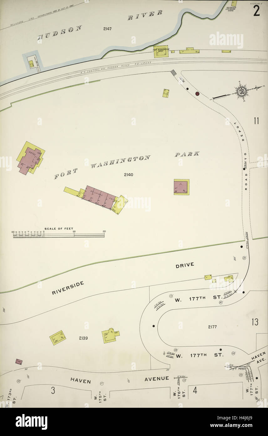 Old map of hudson river hi-res stock photography and images - Alamy