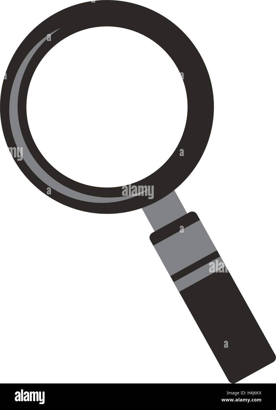 Search Magnifying Glass Flat Line Icon Stock Vector Image And Art Alamy