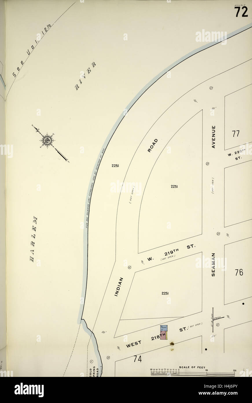Map of harlem hi-res stock photography and images - Alamy