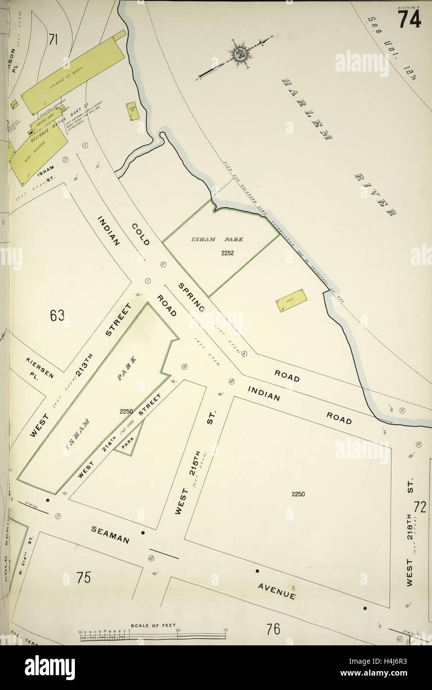 Map of harlem hi-res stock photography and images - Alamy