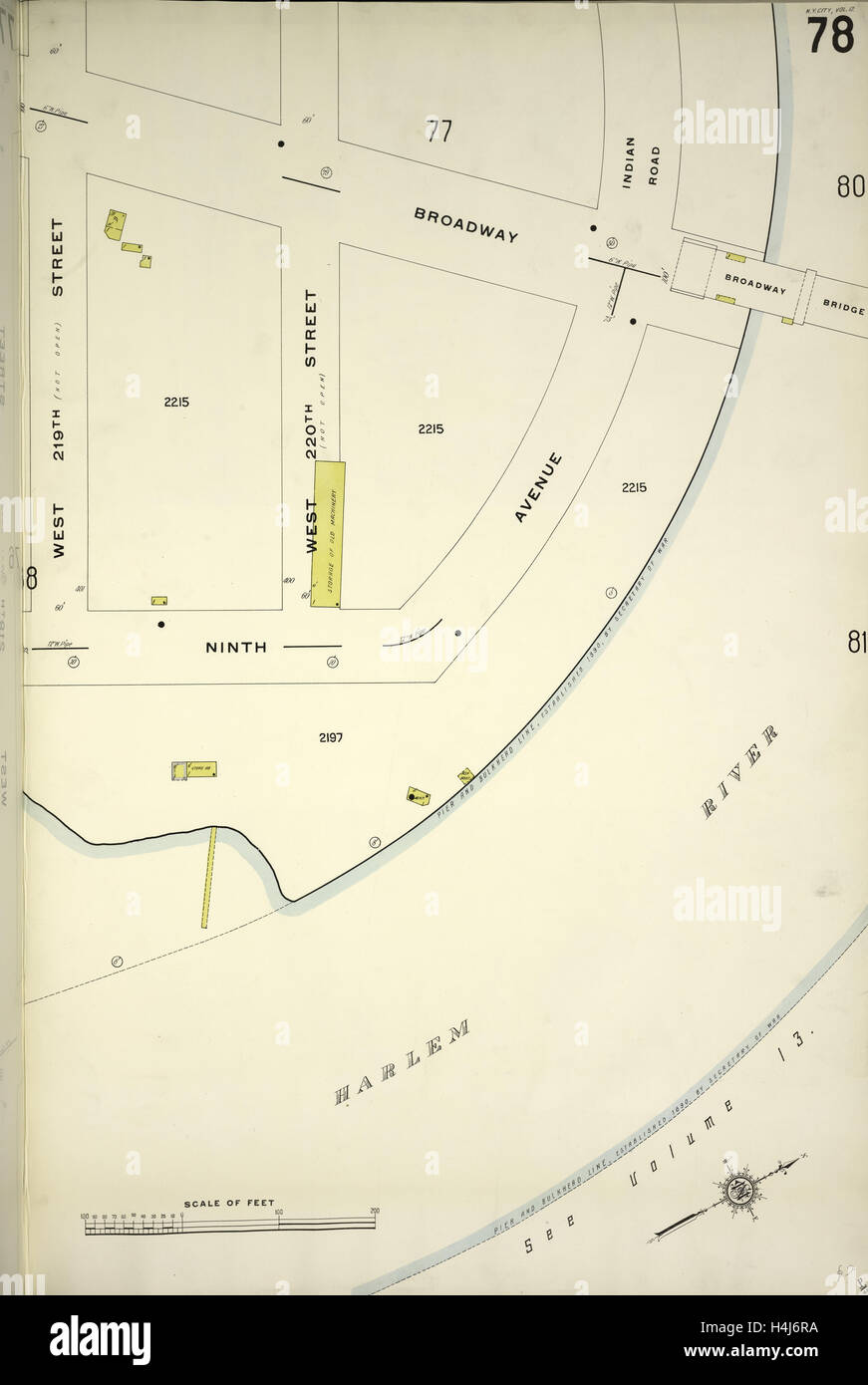 Map of harlem hi-res stock photography and images - Alamy