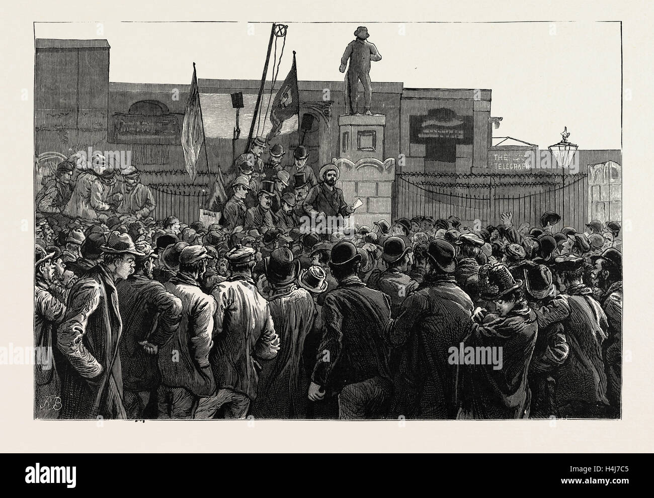 London dock labourers' strike, 1889 hi-res stock photography and images ...