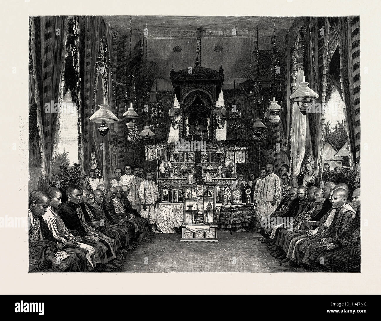 A CREMATION AT BANGKOK, 1889: THE BURNING OF H.E. THE LATE CHOW PHYA ...