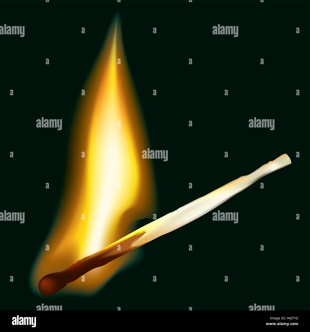 Safety with match Stock Vector Images - Alamy