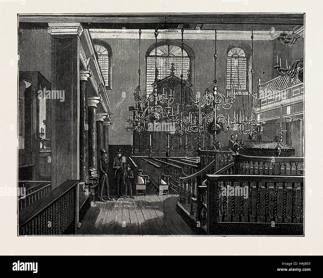 BEVIS MARKS SYNAGOGUE, 1889 Stock Photo - Alamy