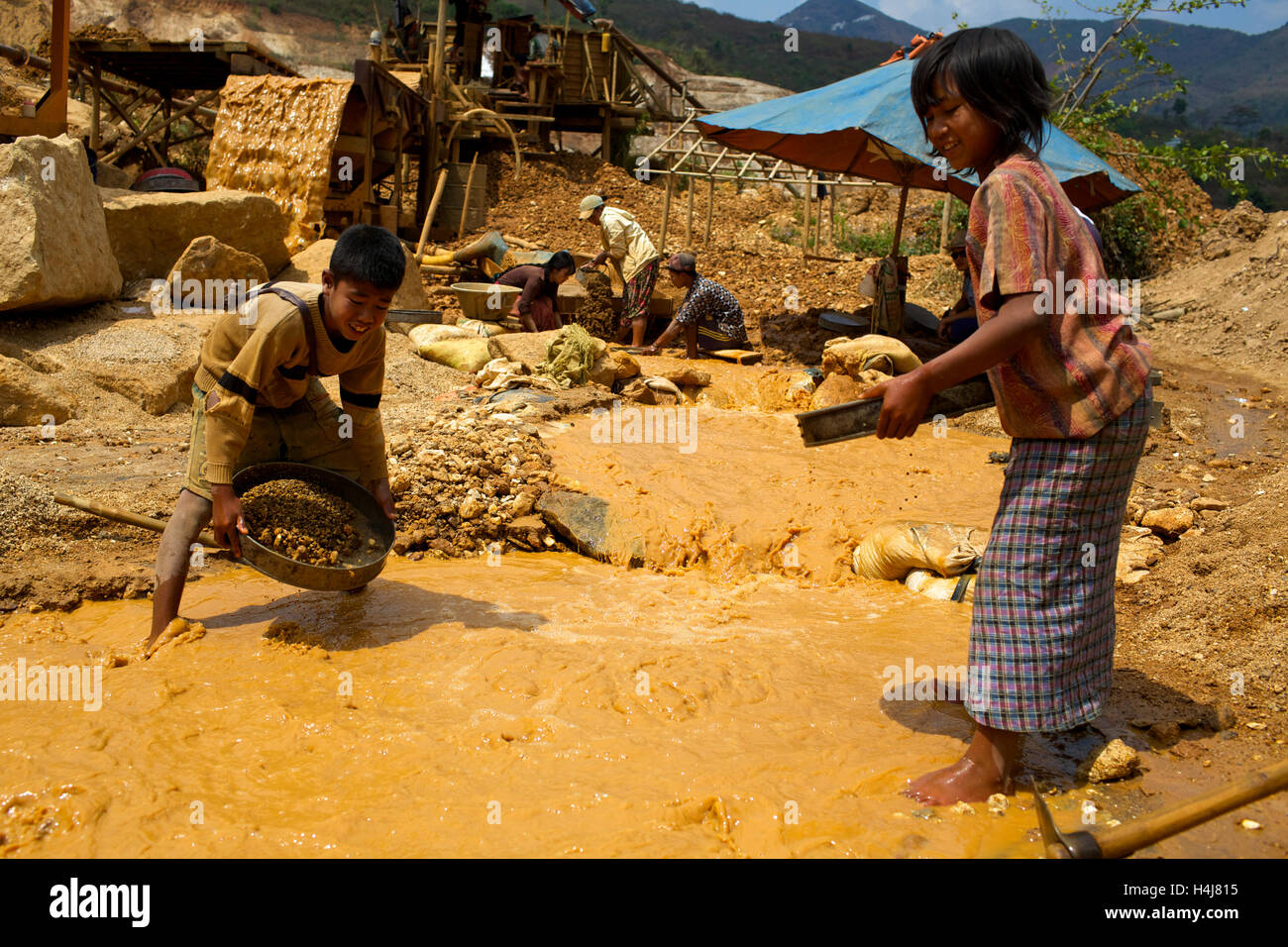 Ruby mining hi-res stock photography and images - Alamy