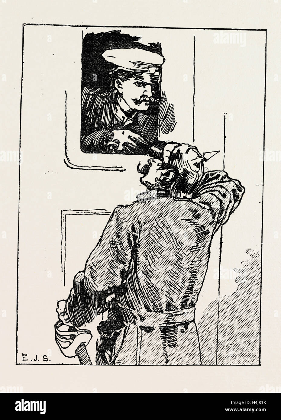 THE GERMAN EMPEROR GIVING HIS FINAL ORDERS AT THE VENICE RAILWAY ...