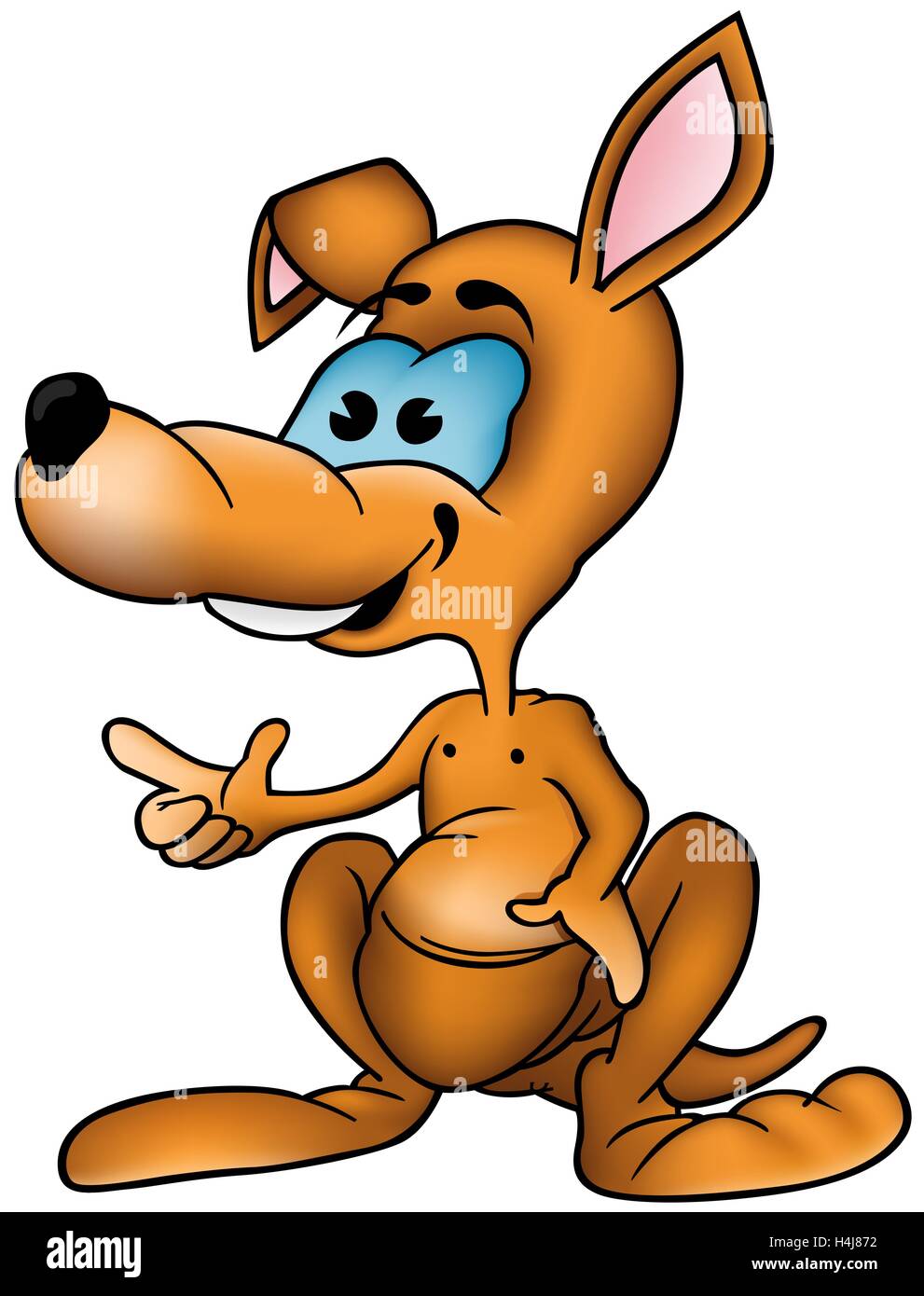 Kangaroo cartoon hi-res stock photography and images - Alamy