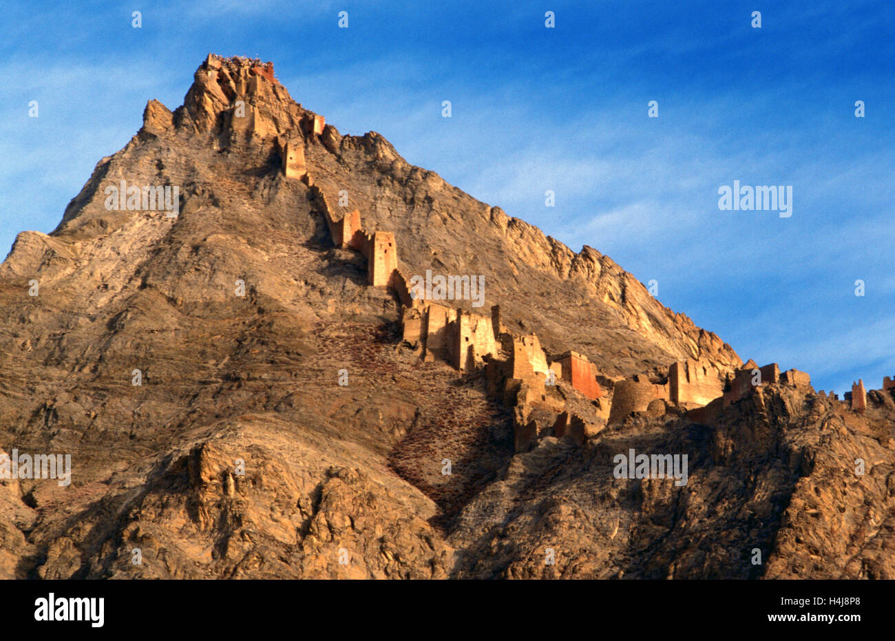 xegar dzong, crystal fort, tibet Stock Photo - Alamy