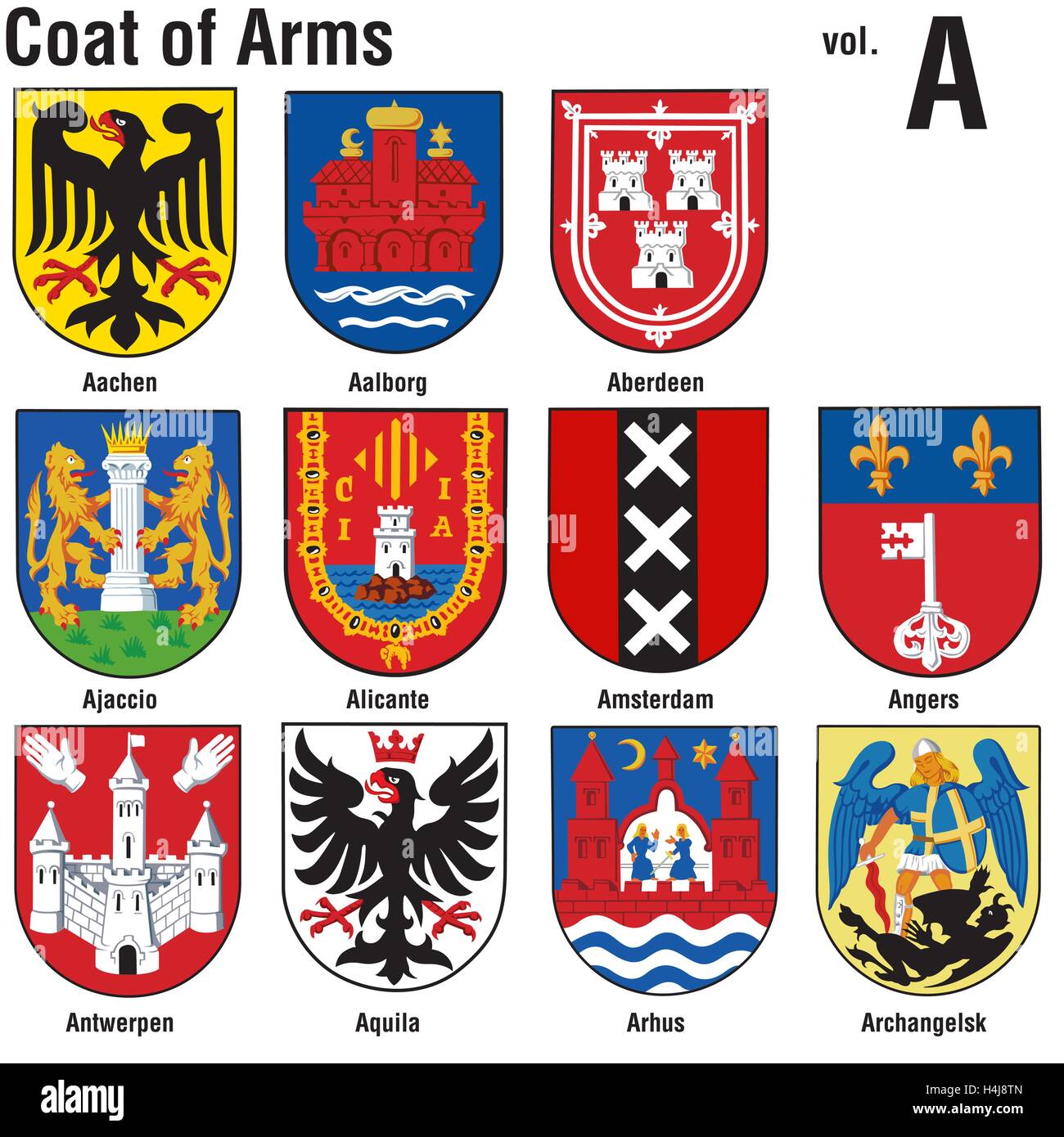 Coat of arms of amsterdam hi-res stock photography and images - Alamy