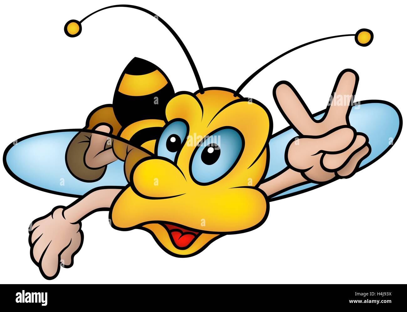 Cartoon wasp hi-res stock photography and images - Alamy
