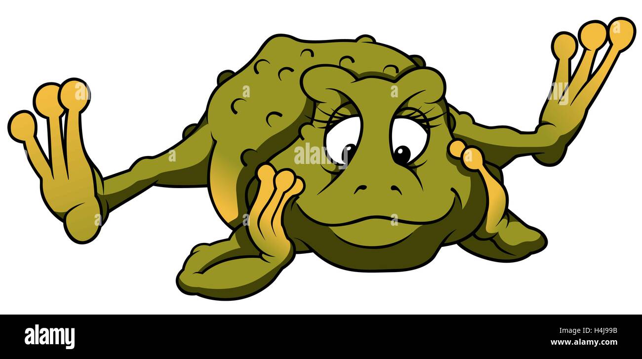 Frog cartoon drawing hi-res stock photography and images - Alamy