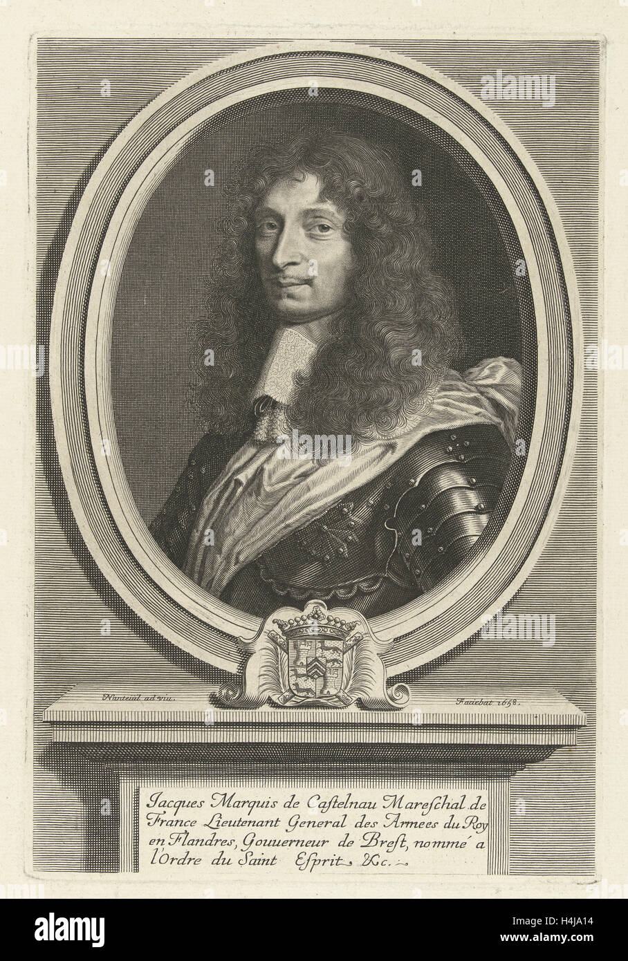 Portrait of Jacques II de Castelnau-Mauvissière, Robert Nanteuil, 1658 ...