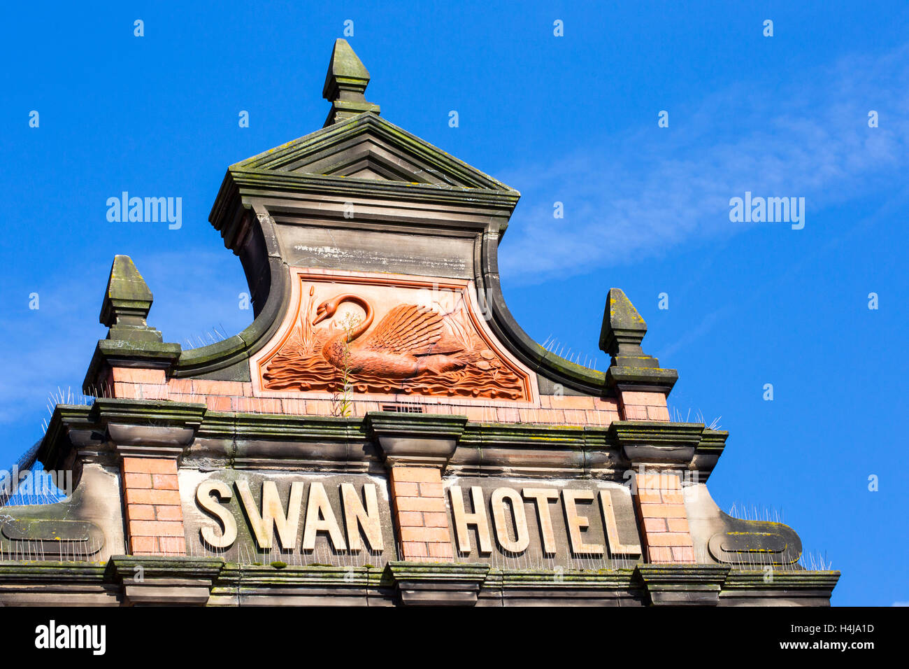 Detail Swan Hotel in Sandbach Cheshire UK Stock Photo - Alamy