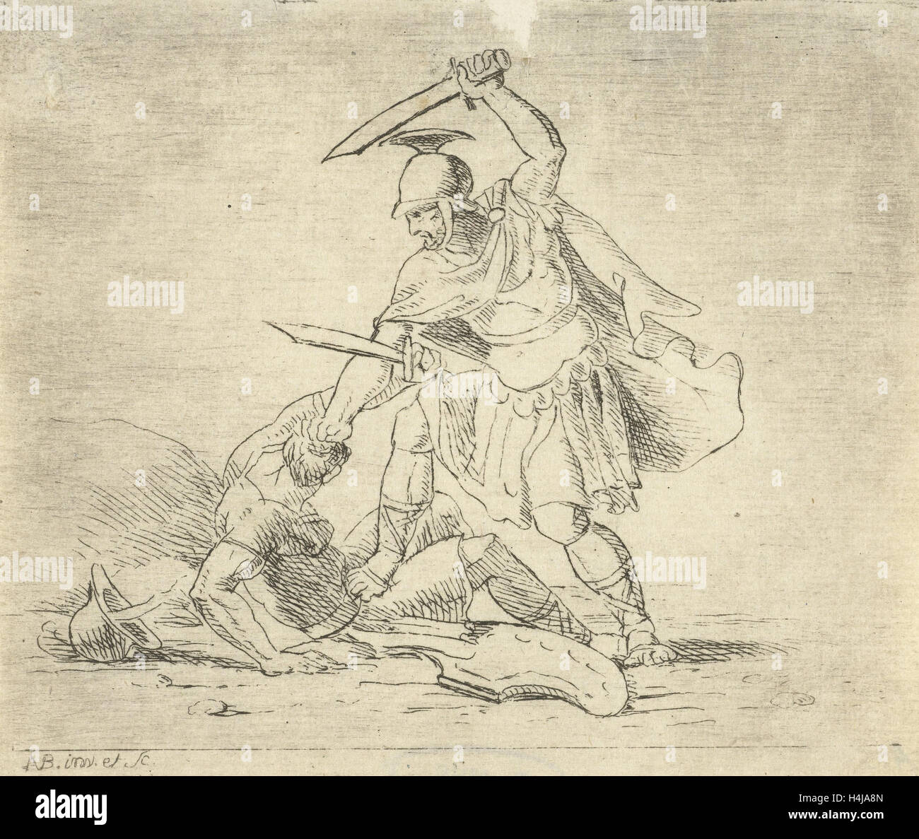 Two Roman Soldiers Fighting High Resolution Stock Photography and ...