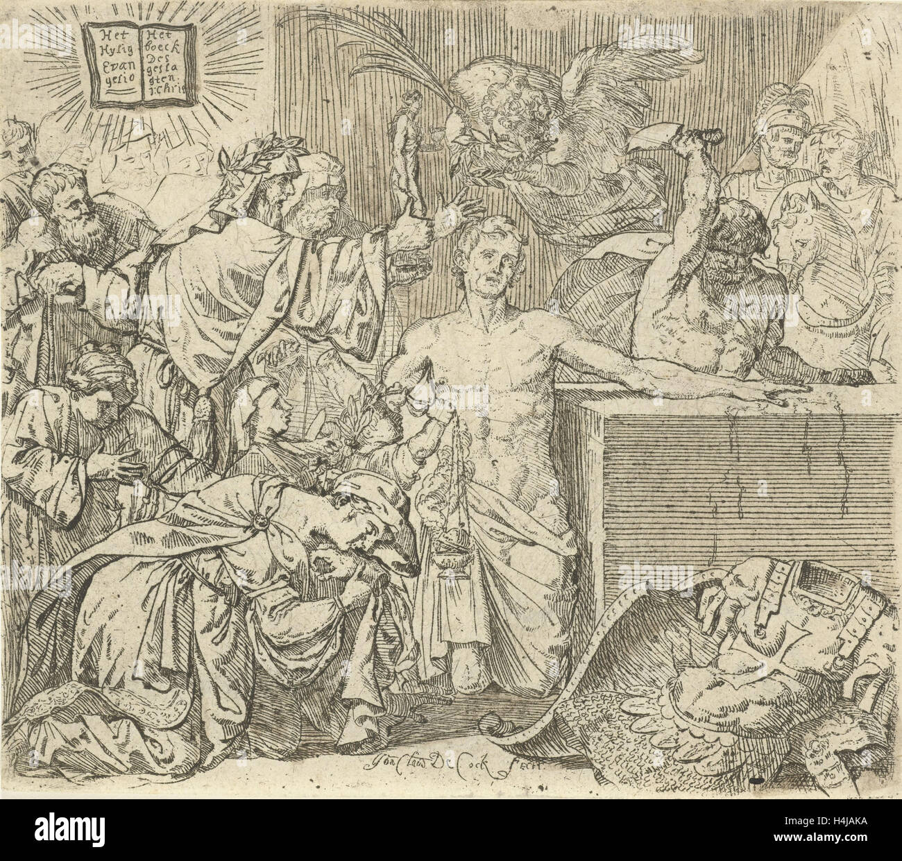 Martyrdom of Saint Quirinus of Neuss, Jan Claudius de Cock, c. 1683 ...