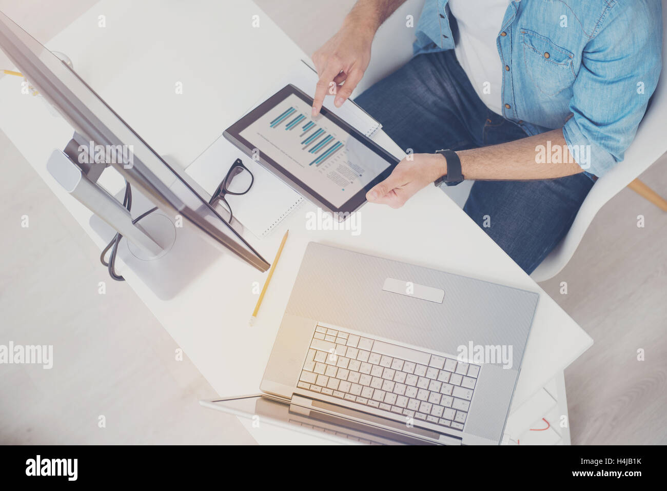 Male programmer laptop different hi-res stock photography and images ...