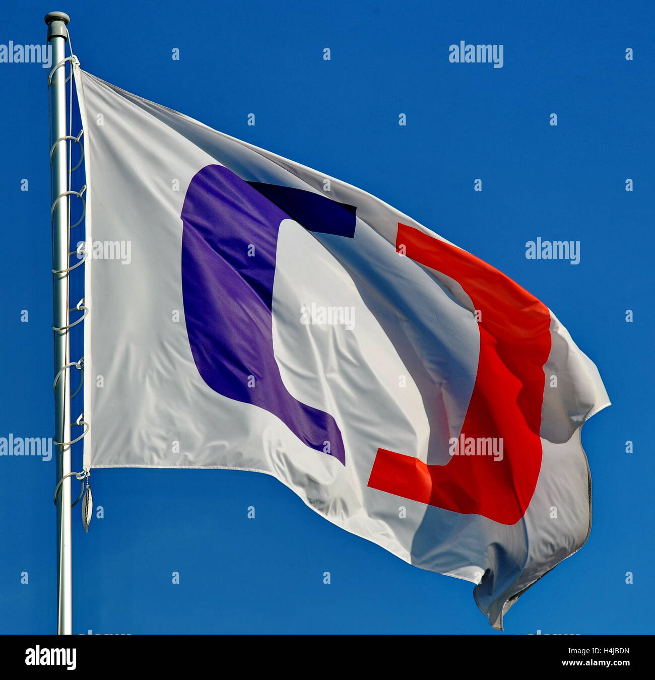 Flag of the Czech Television Stock Photo - Alamy