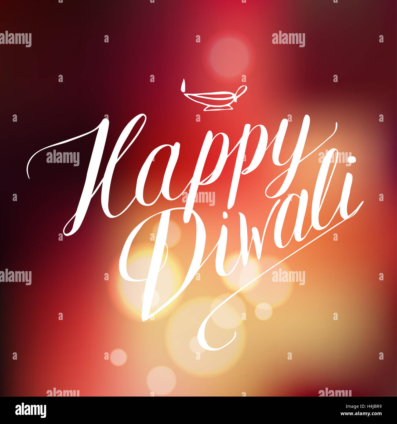Creative calligraphy text happy diwali hi-res stock photography and ...
