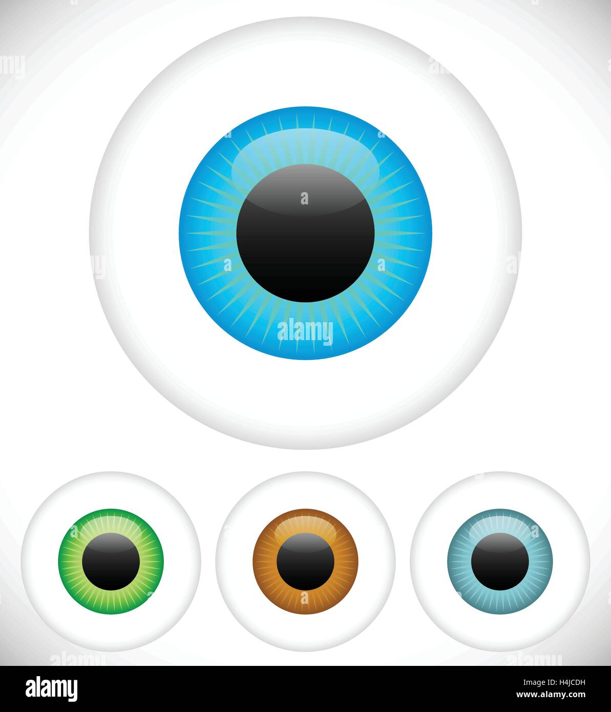Eyeball - Eye icons Stock Vector Image & Art - Alamy